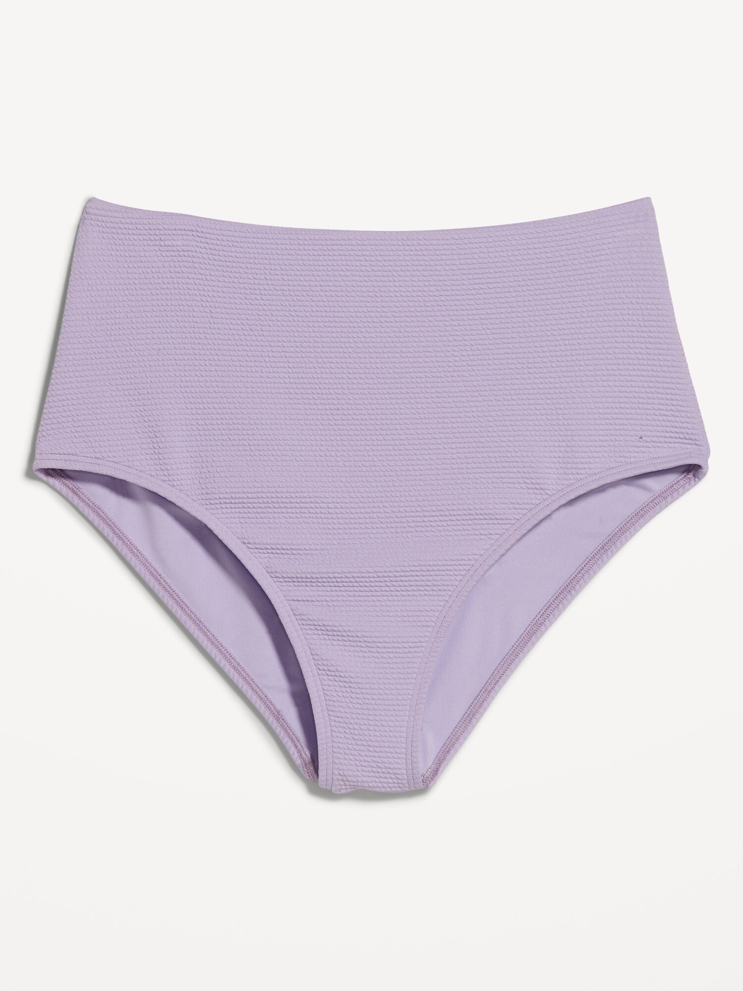 High-Waisted French-Cut Puckered Bikini Swim Bottoms | Old Navy