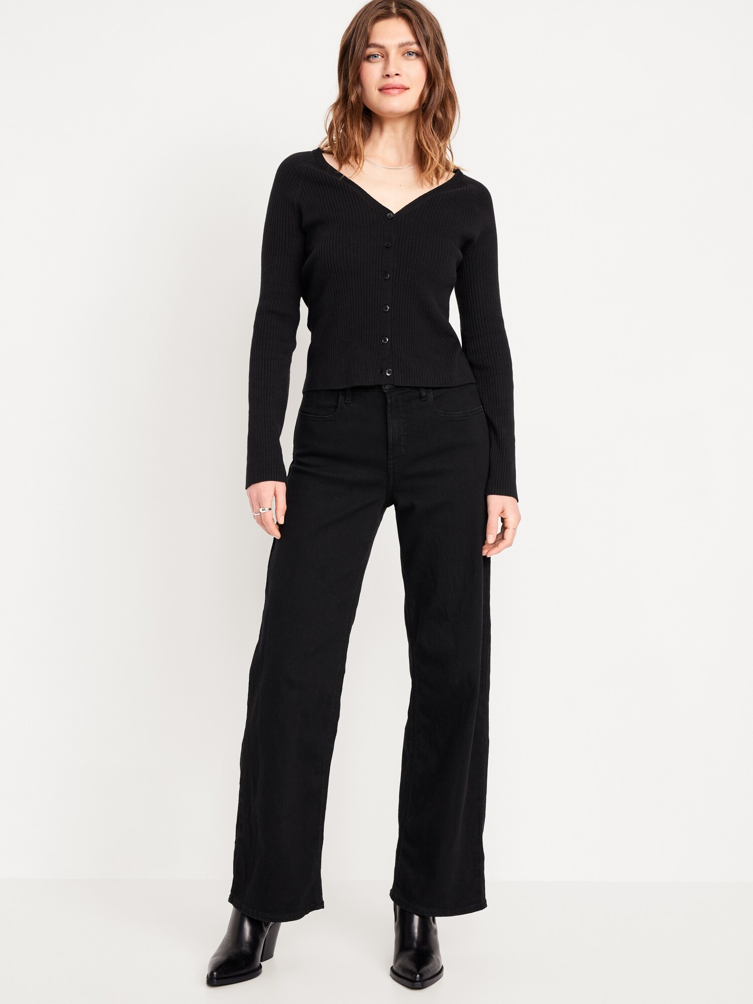 High Waisted Wow Wide Leg Jeans Old Navy